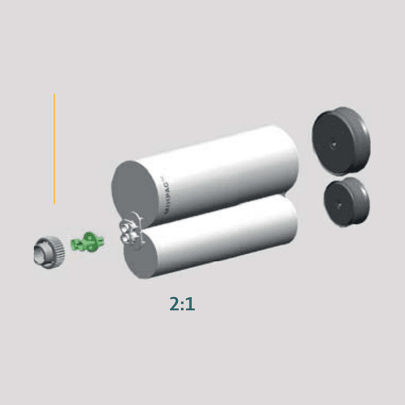 MixPac 1125ml 2:1 Spray Cartridges MixCoat | Perigee Direct