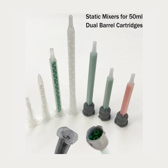 Static Mixing Tubes Uk 50-Pack Epoxy Mixing Nozzles - 17-Element Static ...