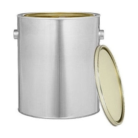 Metal Phenolic-Lined Paint & Adhesive Can w/Ears, Gold Phenolic Lined ...