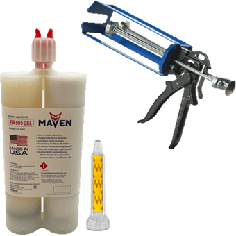 Maven Epoxy EA 505 GEL - Fast Set 5-Min Epoxy-Thick Gel (Thixotropic ...