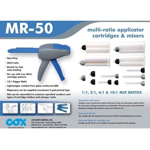 COX MR50 & MR25 - 50ML Dispenser Kits for Square-Back and Round-Back a ...