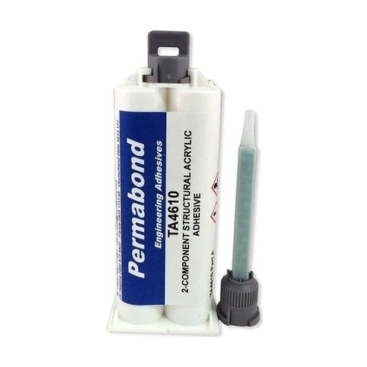 Permabond TA4610 Polyolefin & Rubber Bonder Thick Gel 12-15 min Acryli ...