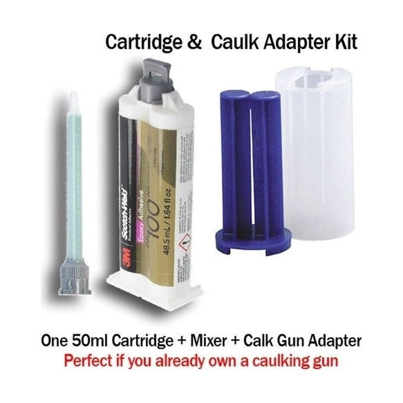 3M Scotch-Weld DP100NS Translucent - 5 Minute Flexible Non-Sag Fast Se ...