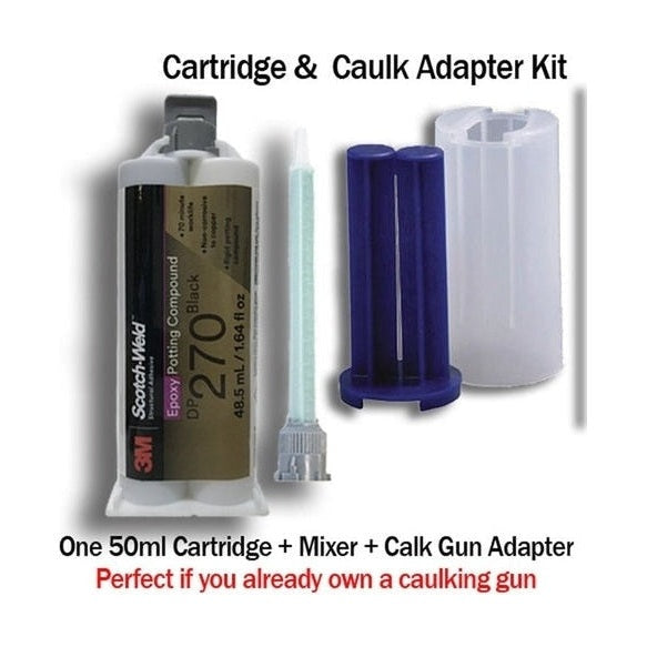 3M ScotchWeld DP270 Black 60-Minute Electric & Thermal Resistant Epoxy ...