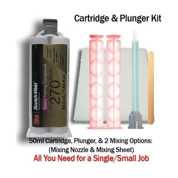 3M ScotchWeld DP270 Black 60-Minute Electric & Thermal Resistant Epoxy ...