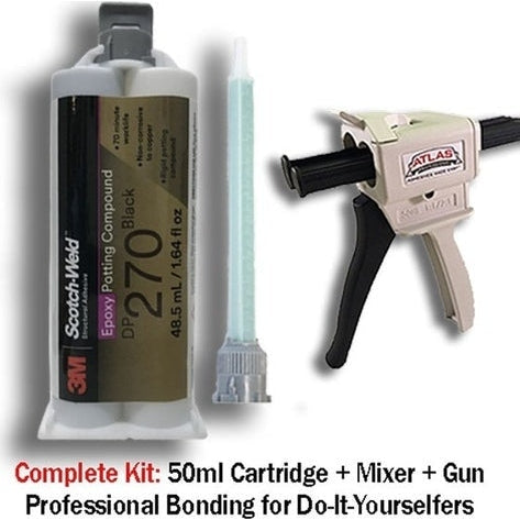 3M ScotchWeld DP270 Black 60-Minute Electric & Thermal Resistant Epoxy ...