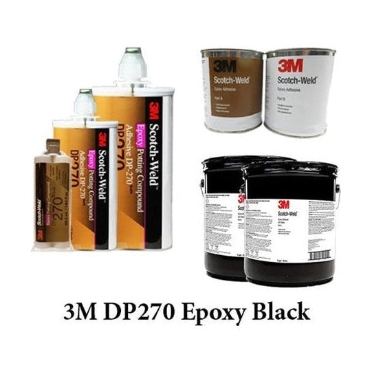3M ScotchWeld DP270 Black 60-Minute Electric & Thermal Resistant Epoxy ...
