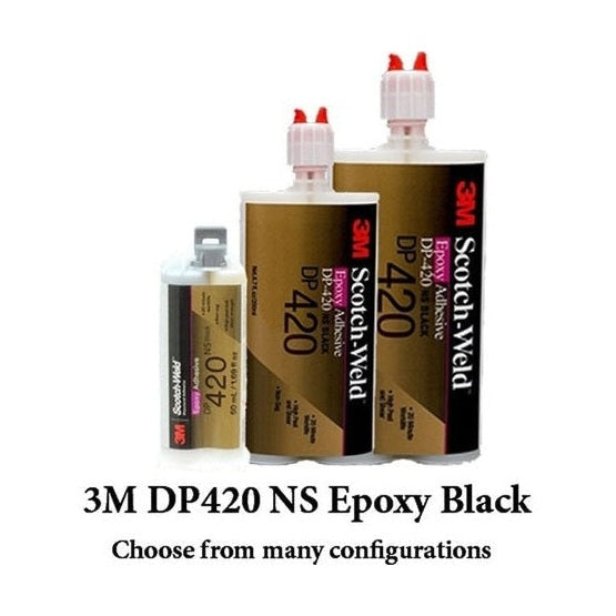 3M ScotchWeld DP420 NS (NonSag) Black 20-Minute Toughened Epoxy Adhesi ...