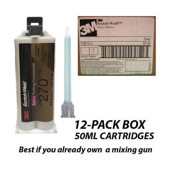 3M ScotchWeld DP270 Clear 60-Minute Electric&Thermal Resistant Epoxy ...
