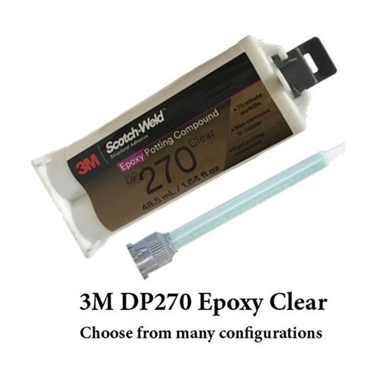 3M ScotchWeld DP270 Clear 60-Minute Electric&Thermal Resistant Epoxy ...