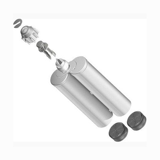 MixPac 200ml (6.7oz) Empty 1:1 Ratio 2-Part C-System Cartridge & Pisto ...