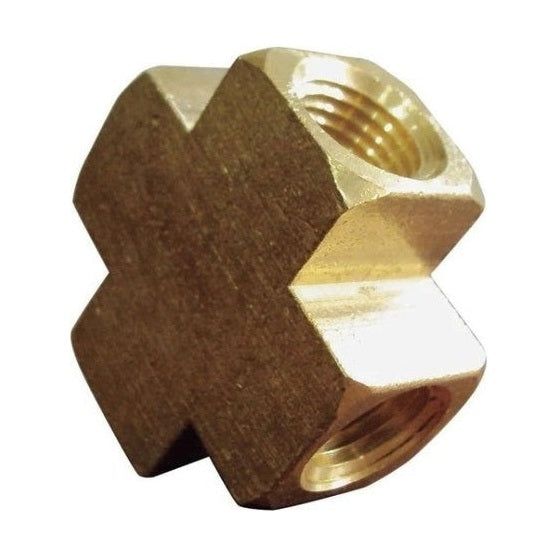 Maven Female Brass Pipe Cross-Fitting – Perigee Direct