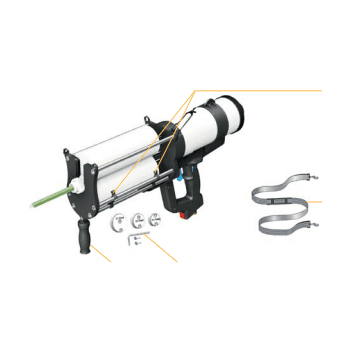 MixPac Mixcoat 2-part Spray System DPD Pneumatic with Separate Hoses ...