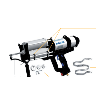MixPac Mixcoat 2-part Spray System DPS Pneumatic with Included Airhose ...