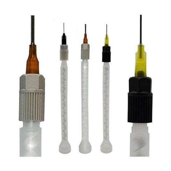 Luer Lok Adapter Tips for Mixing Nozzles-Black-Fits 10 MM OD Nozzle Ti ...