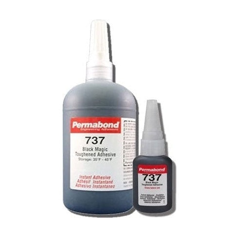 Permabond 737 Instant Adhesive-Black Magic Toughened & Flexible Temp-R ...