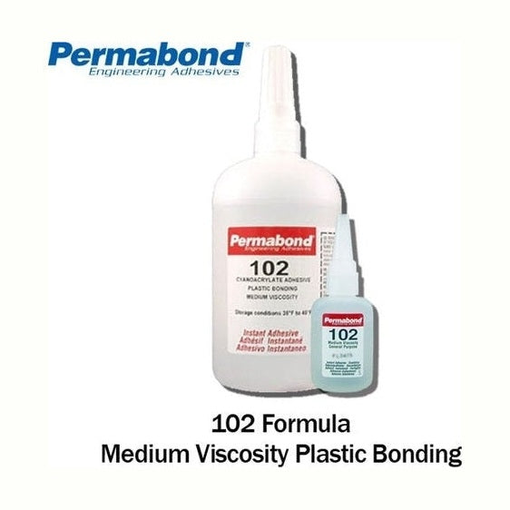 Permabond 102 Instant Adhesive-Medium Viscosity CA Super Glue, Great f ...