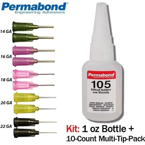 Permabond 105 Instant Adhesive-for Difficult Plastics & Rubbers (like ...