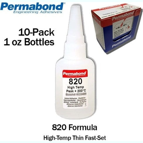 Permabond 820 Instant Adhesive-Fast-Set Temperature-Resistant Thin Gen – Perigee Direct