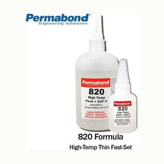 Permabond 820 Instant Adhesive-Fast-Set Temperature-Resistant Thin Gen – Perigee Direct