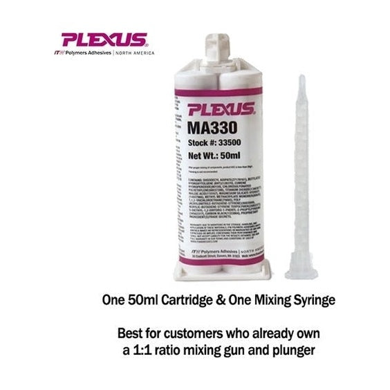 Plexus MA330 (33500) MMA Non-Sag Gel Adhesive for Plastics Metals & Co ...