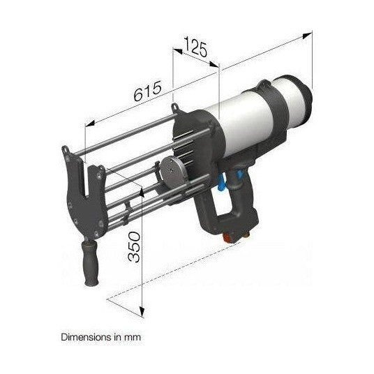MixPac Mixcoat DPD 2-part Pneumatic Dispenser For Non-Spray Applicatio ...