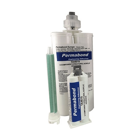 Permabond TA4610 Polyolefin & Rubber Bonder Thick Gel 12-15 min Acryli ...